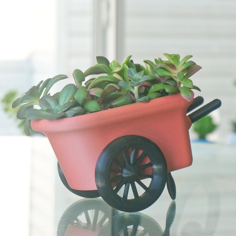Wheelbarrow Planter - Etsy