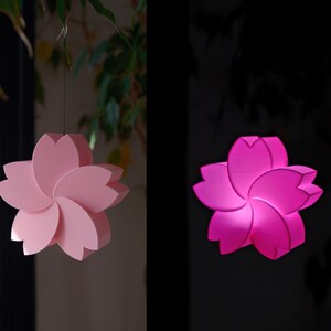 Cherry Blossom Lamp: Sakura LED Night Light, Japanese Floral Decor - Etsy