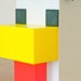 Minecraft Chicken Planter / Pencil Pen Holder, Minecraft Mojang Bird ...