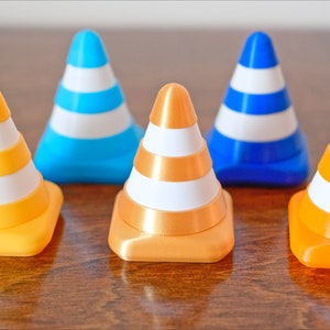 Traffic Cone Night Light: 3D Printed Pylon LED Desk Decor - Etsy