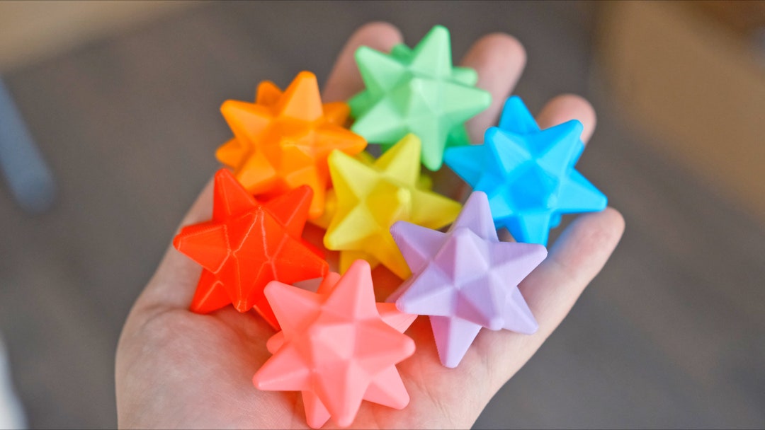 Star Fragment Prop, Hanging 3D Printed ACHN Gamer Gift, New Leaf Mini ...