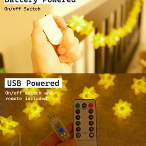 Star Fragment String Lights, Battery or USB Powered LED, Animal ...