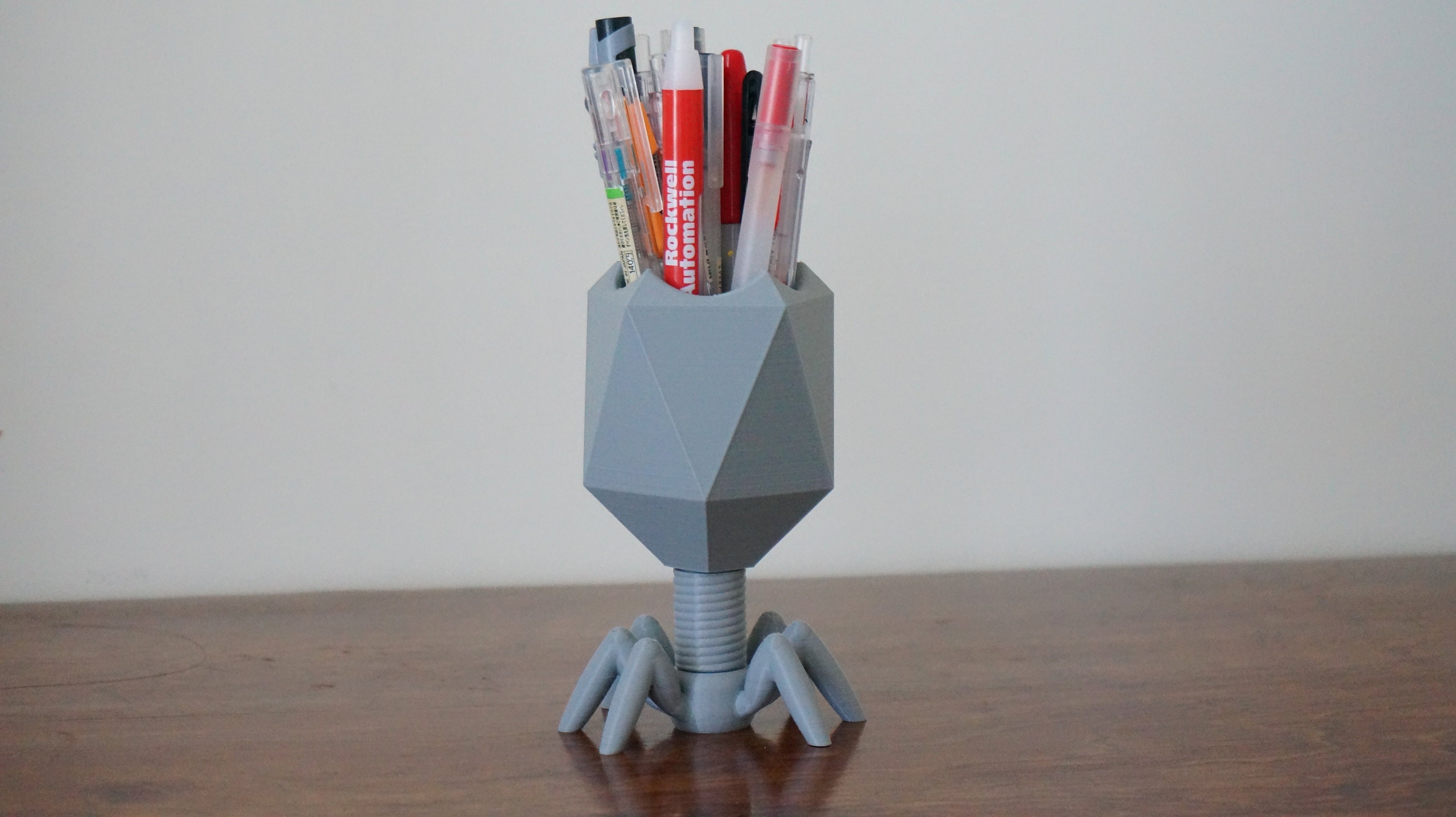 Virus Planter Biology Pen/pencil Holder Gift Bacteriophage - Etsy Australia