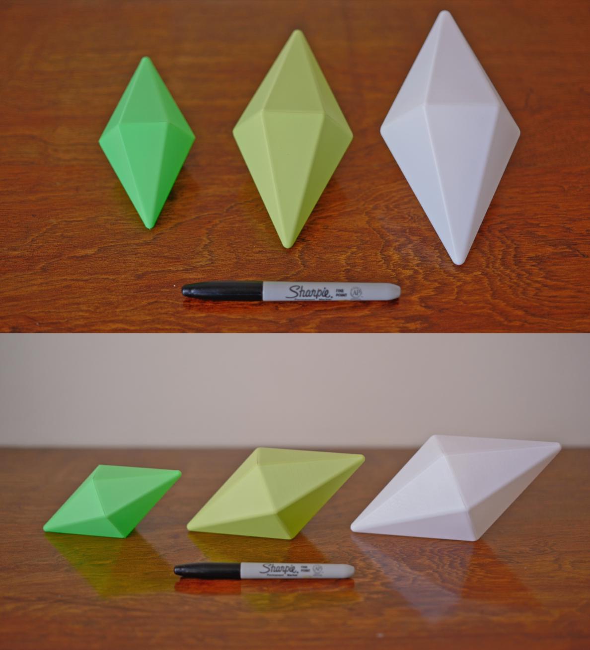 Sims Plumbob Hanging Light: Mood Decoration, RGB Nightlight - Etsy