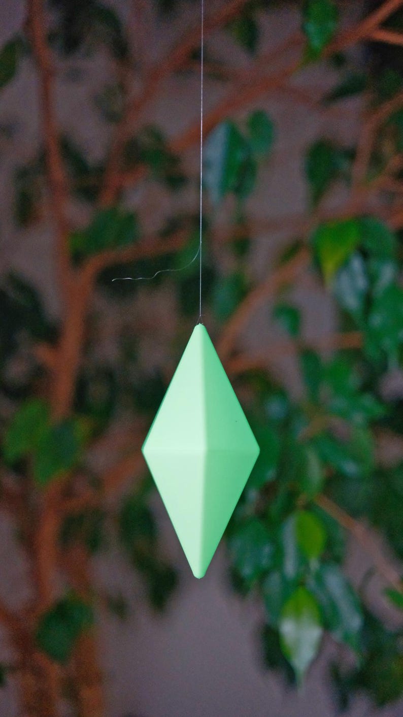 Sims Plumbob Hanging Light: Mood Decoration, RGB Nightlight - Etsy