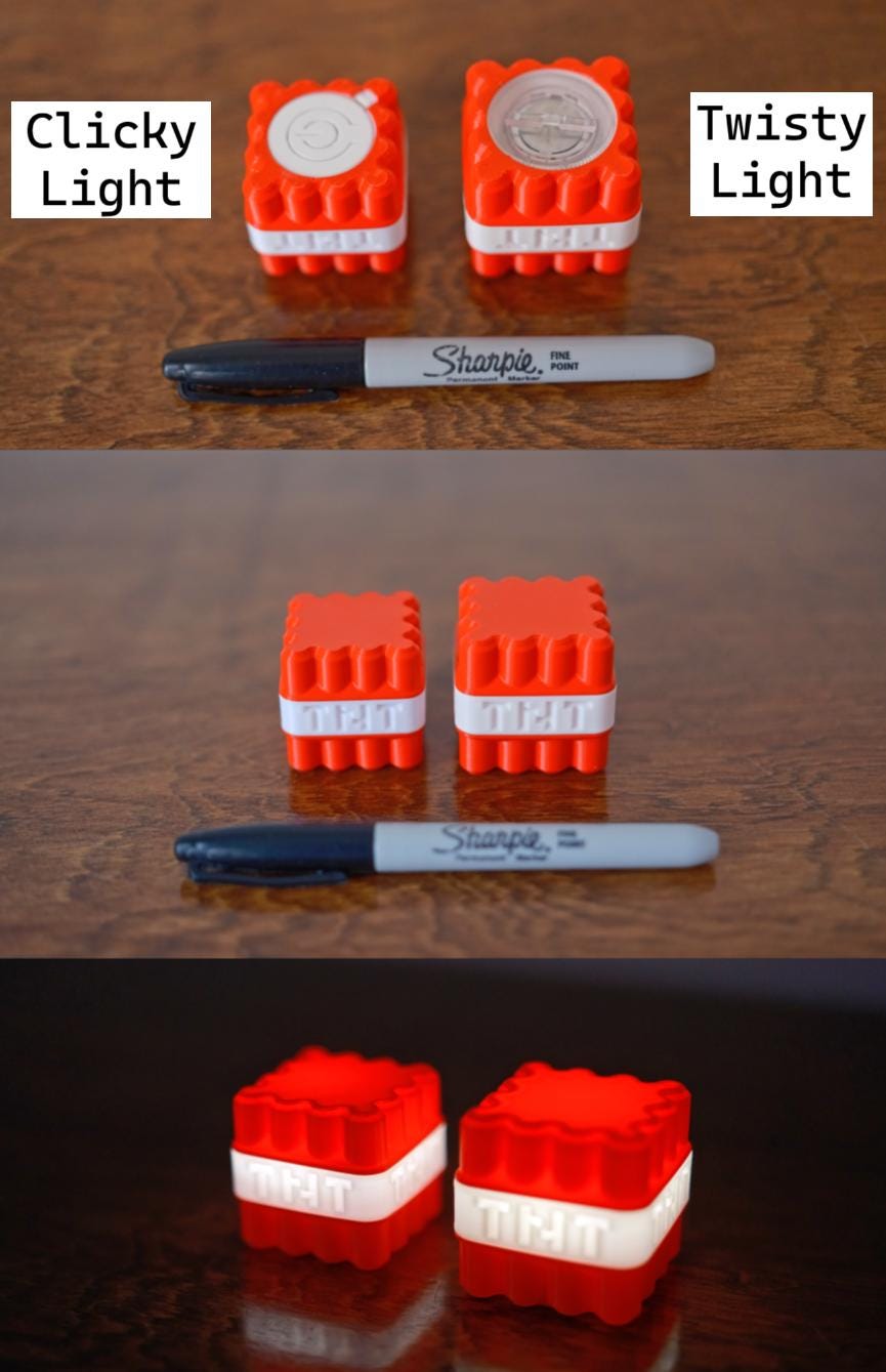 Minecraft TNT LED Light, Pocket Fidget Party Goodie Night Light, Office ...