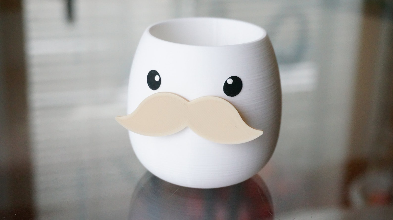 Mustache Succulent Planter/ Pencil Pen Holder 5 STYLES - Etsy
