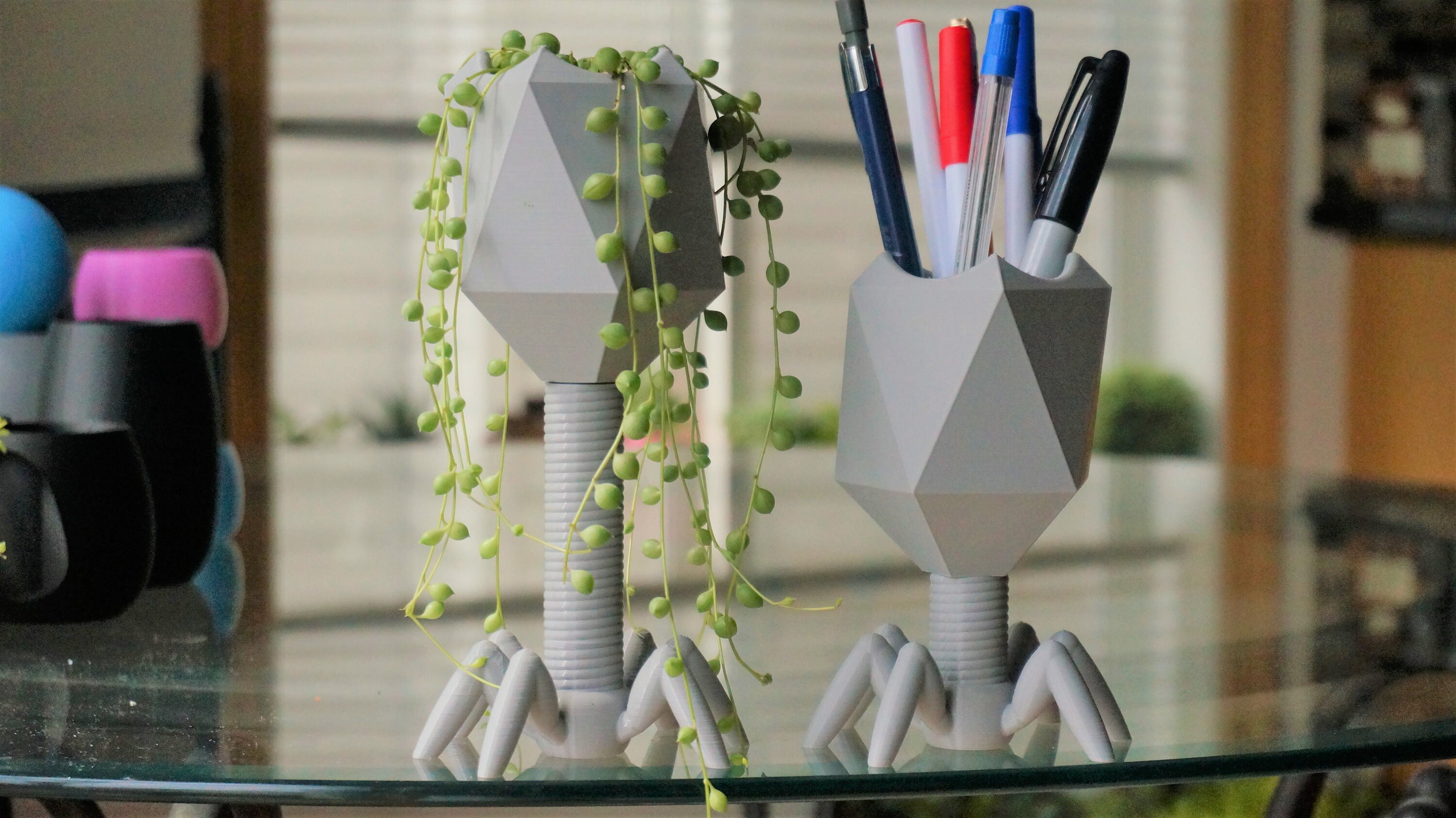 Virus Planter Biology Pen/pencil Holder Gift Bacteriophage - Etsy Australia