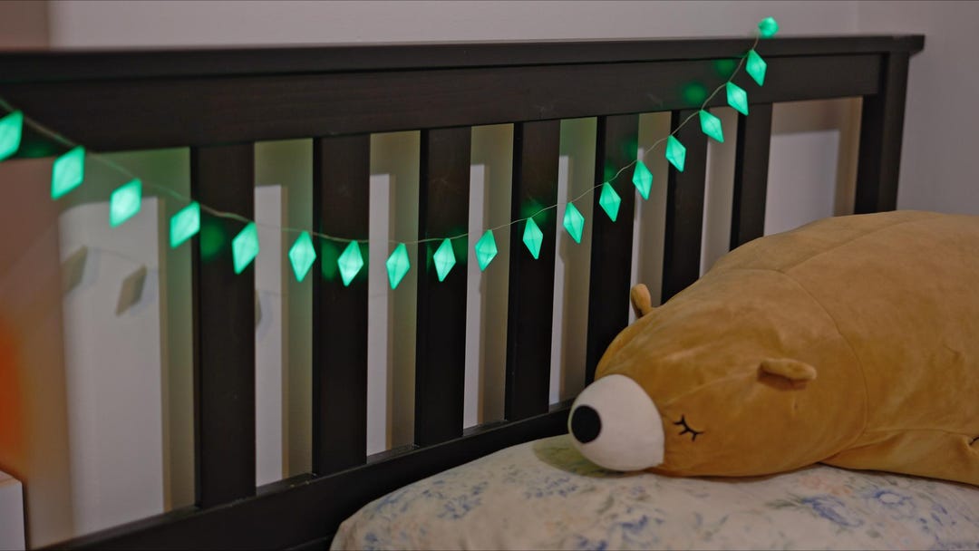 Sims Plumbob String Lights, Battery or USB Powered LED, Diamond Gem ...