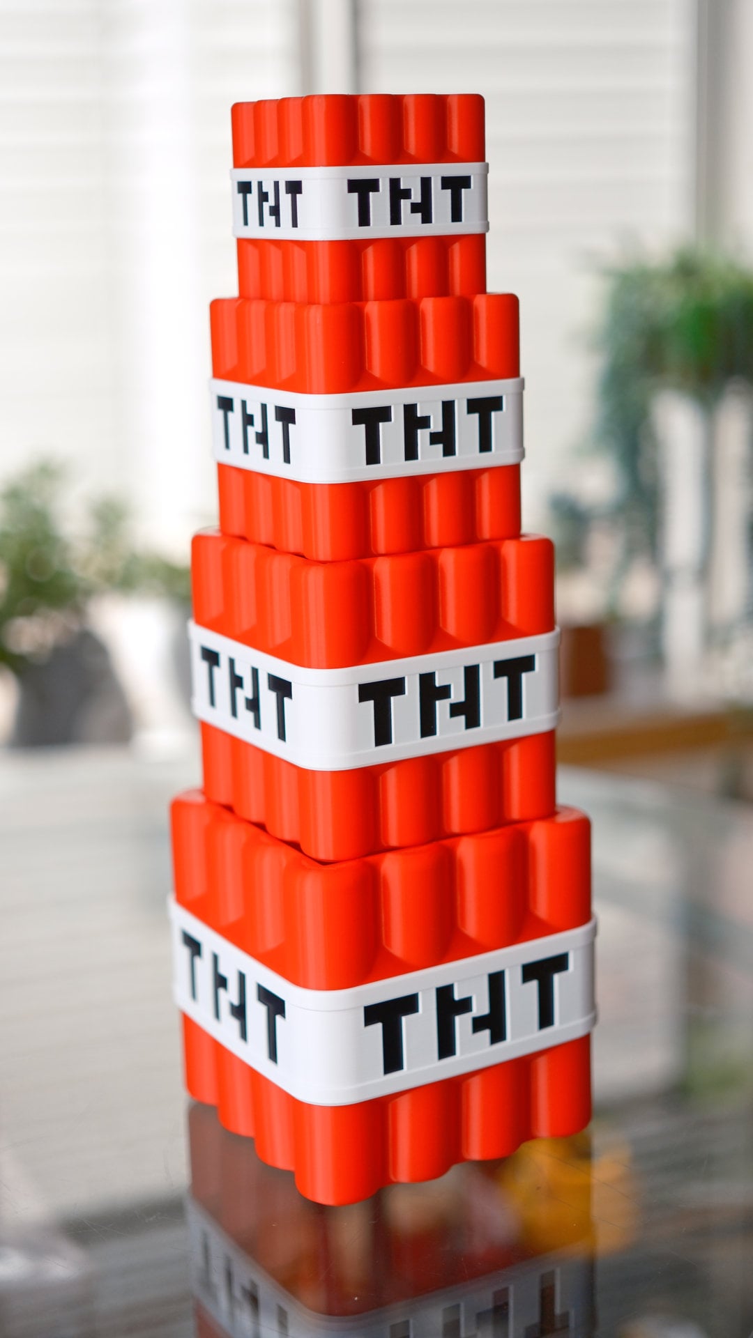 Minecraft TNT Block Planter or Pen Pencil Holder, Succulent Plant Pot ...