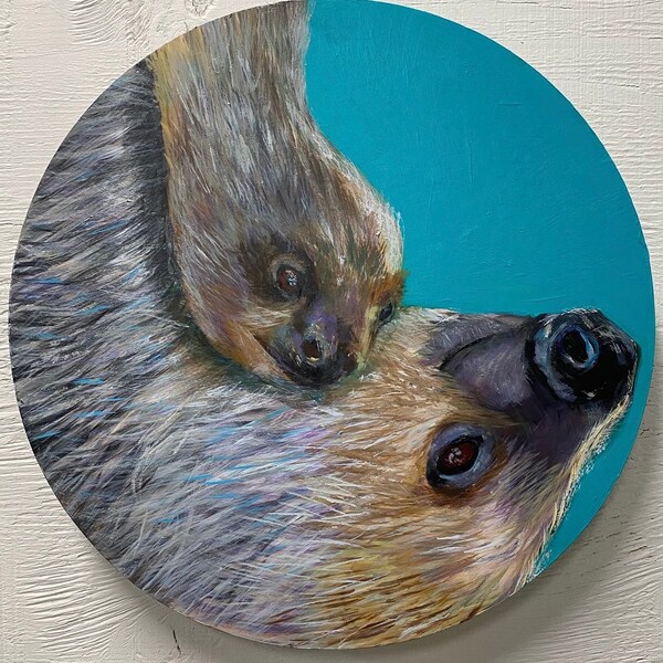 Sloth Painting - Etsy