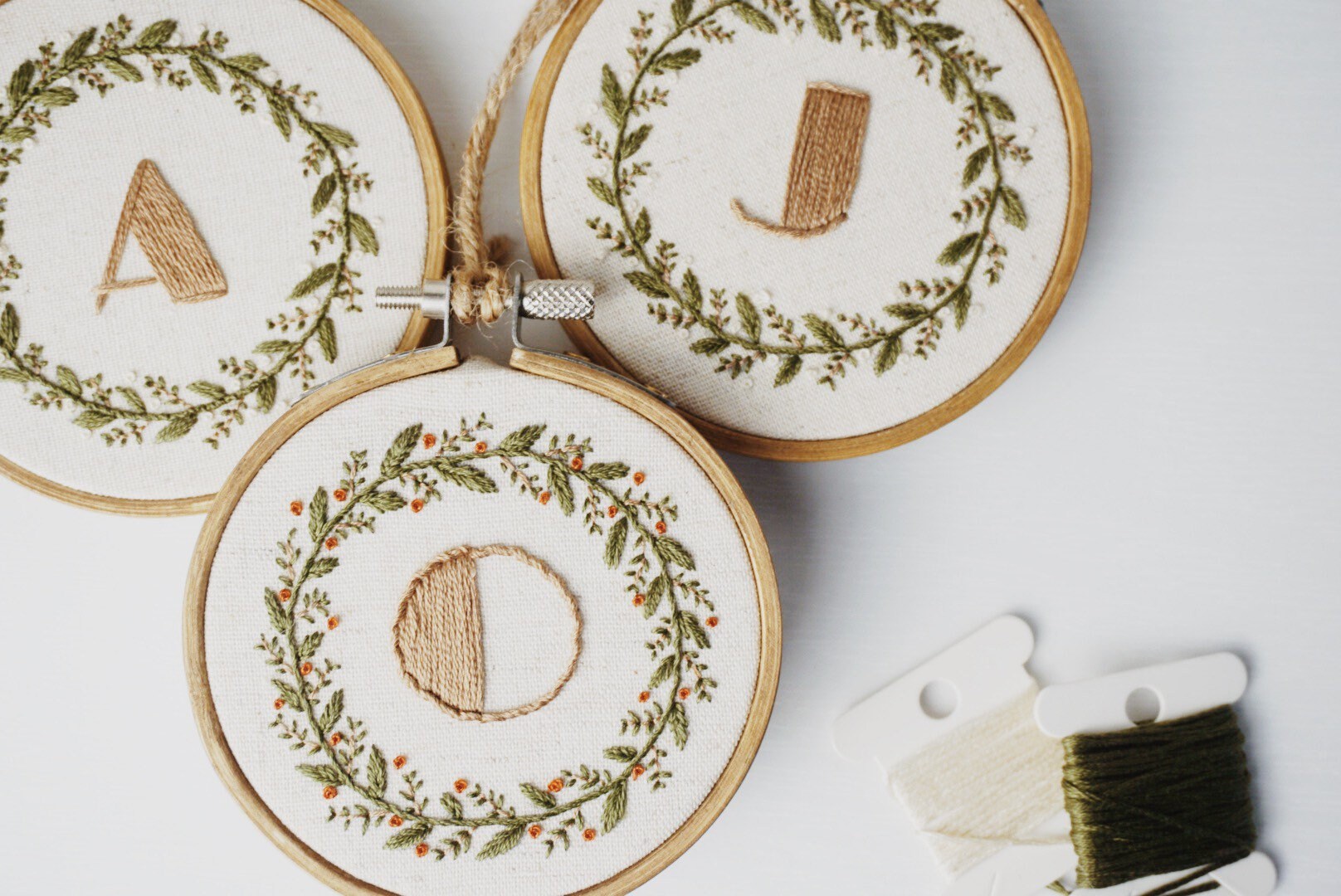 Embroidery Alphabet Ornament Pattern Initial Embroidery PDF - Etsy