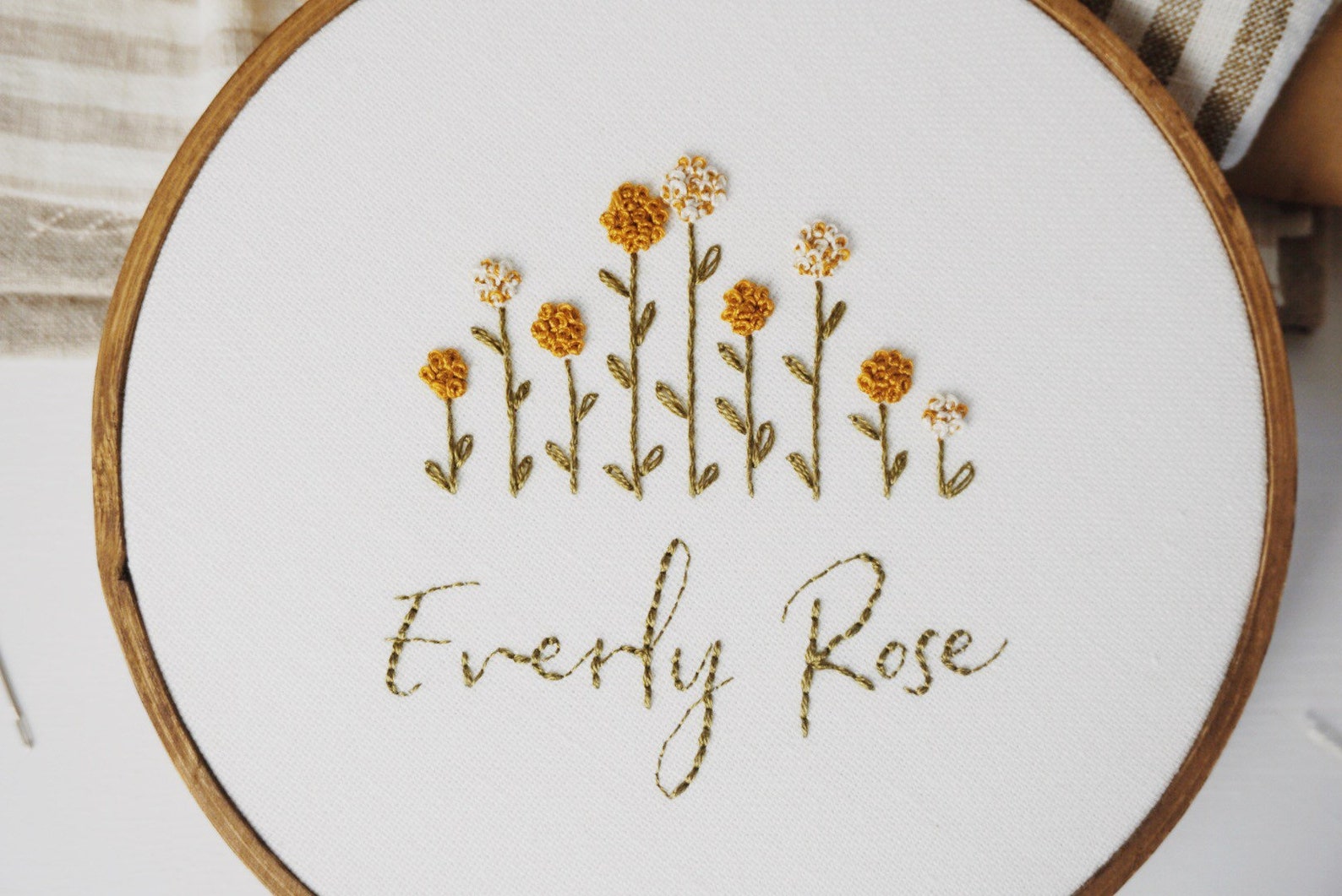 Personalized Floral Baby Name Embroidery PDF Pattern, Custom Name ...