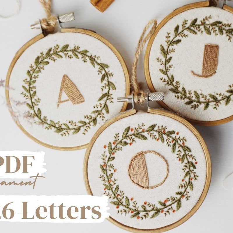 Embroidery Alphabet - Etsy