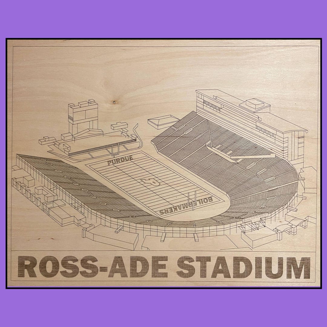 Purdue University Ross-ade Stadium - Etsy