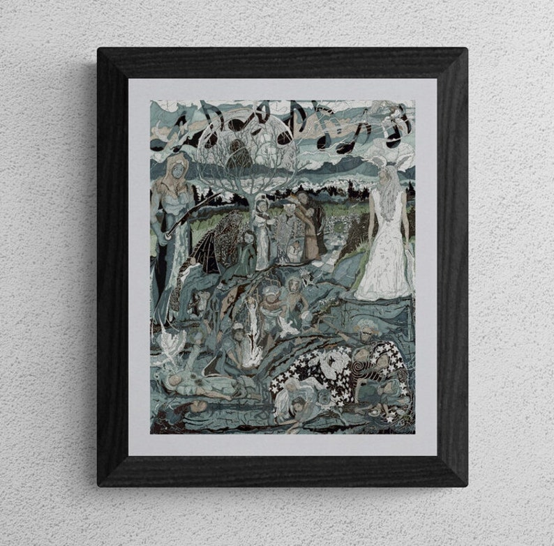 The Euphonious Crowning of Lady K – 22" X 28" Poster Print - Etsy