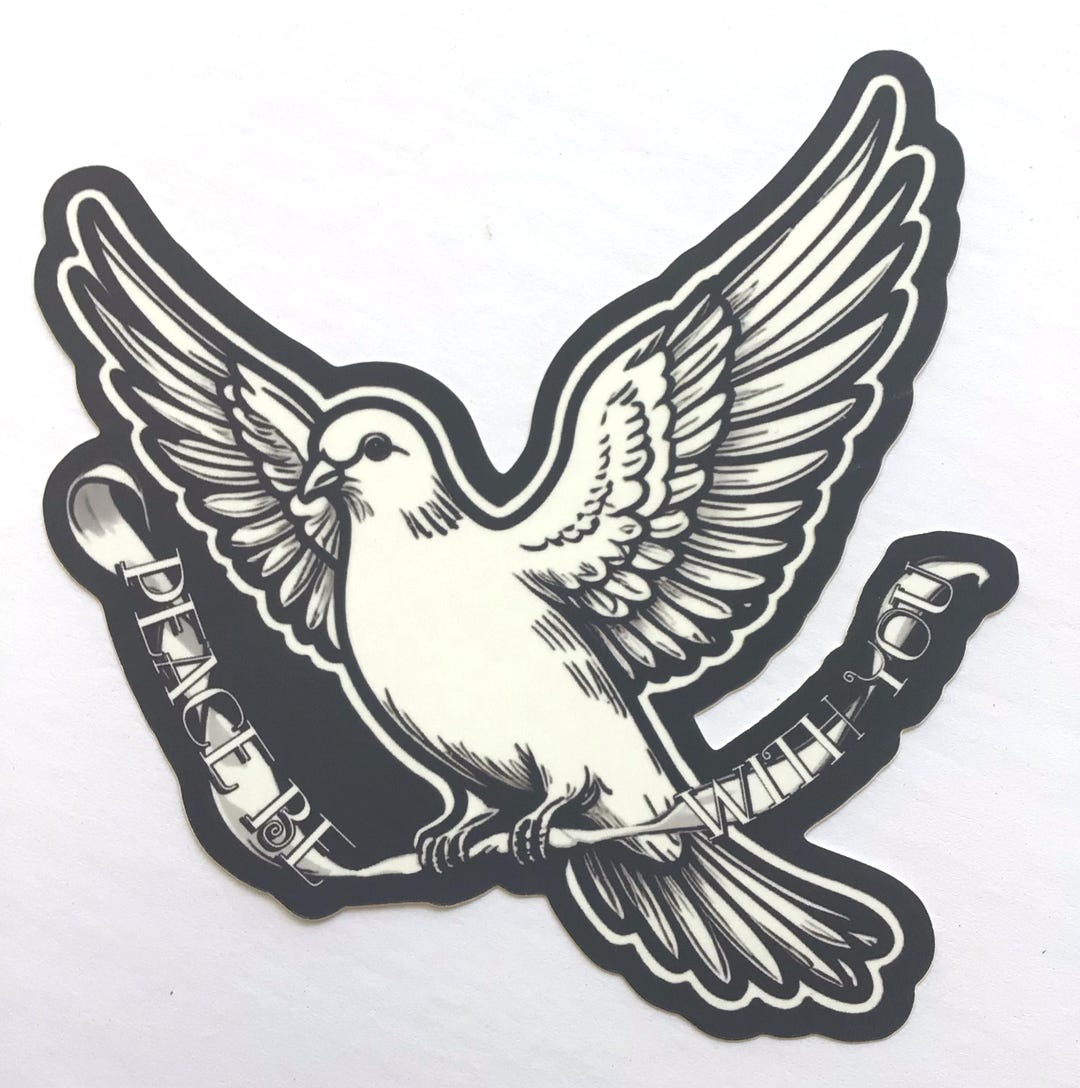 Dove of Peace – Sticker - Etsy