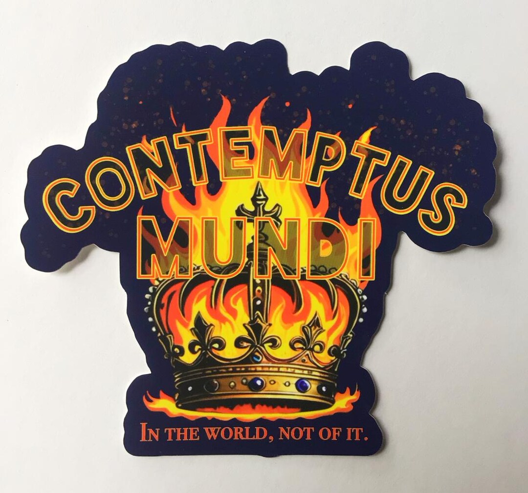 Contemptus Mundi - 'contempt of the World' - Sticker - Etsy