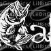 Fishaholic Bass Vinyl Decal Sticker Fishing Fish Fisherman | Etsy