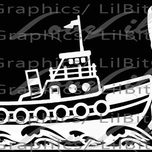 Tug Life Vinyl Decal Tugboat Sticker Tug Boat Captain Crew River - Etsy