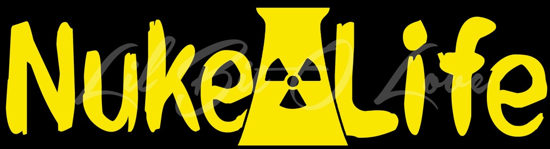Nuke Life Cooling Stack Vinyl Decal Nuclear Sticker Power - Etsy