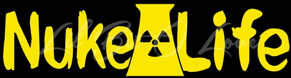 Nuke Life Cooling Stack Vinyl Decal Nuclear Sticker Power | Etsy