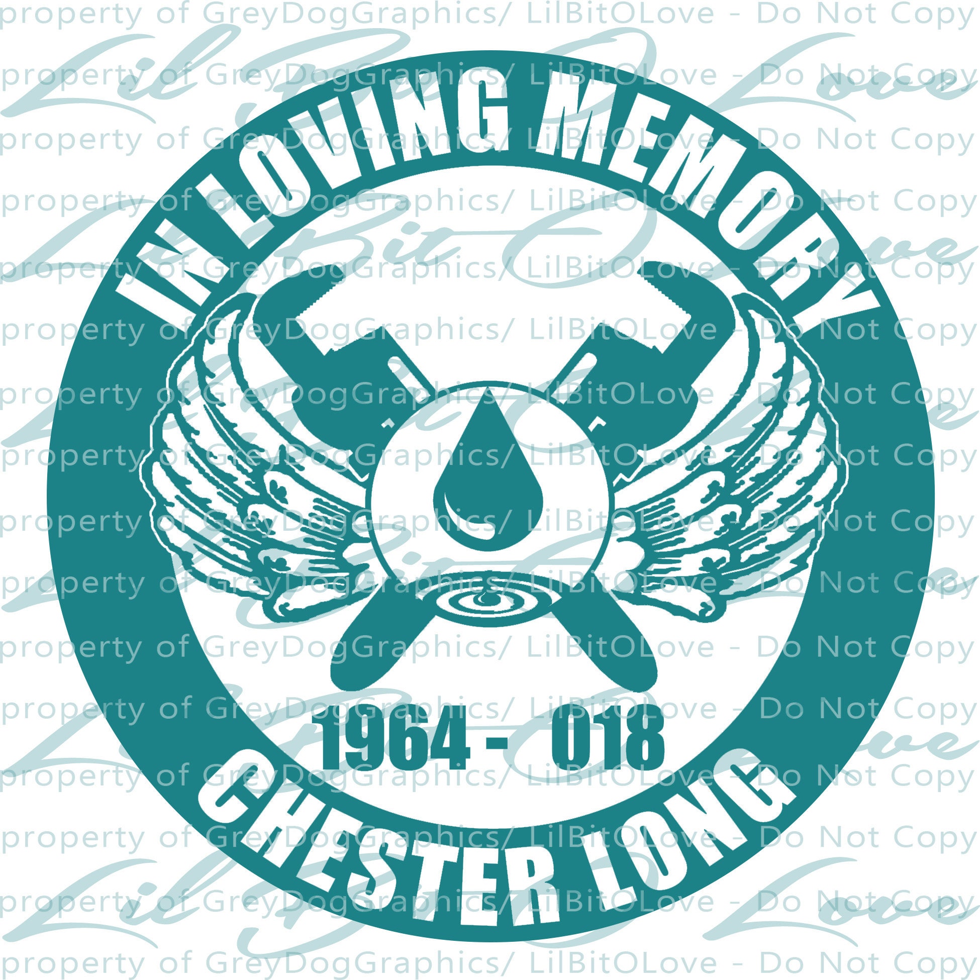 In Memory Plumber Vinyl Decal Plumbing Sticker Pipe Wrenches - Etsy