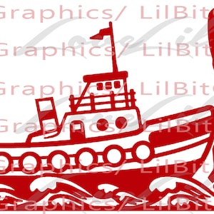 Tug Life Vinyl Decal Tugboat Sticker Tug Boat Captain Crew River - Etsy