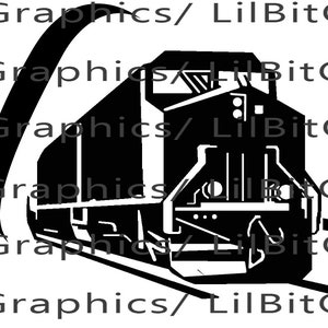 Railroad Rail Life Script Font Decal Locomotive Sticker Vinyl Decal ...
