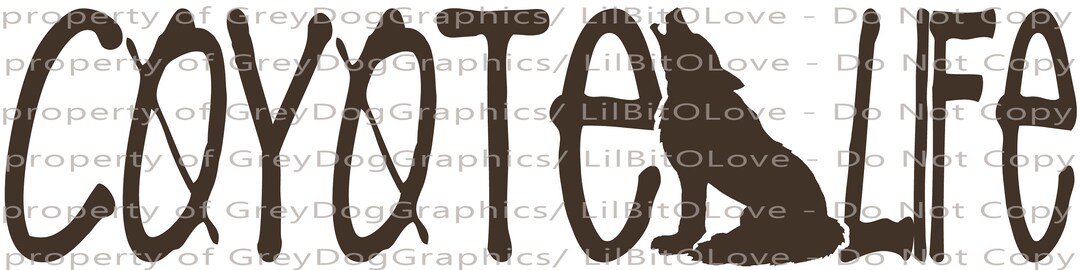 Coyote Life With Howling Coyote Hunter Vinyl Decal Sticker Hunting Hunt ...