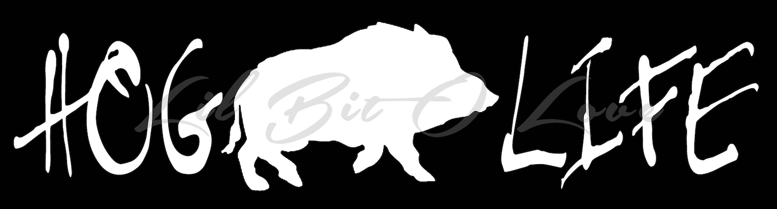 Hog Life Vinyl Decal Sticker Hog Hunting Boar Pig Feral Hunter | Etsy