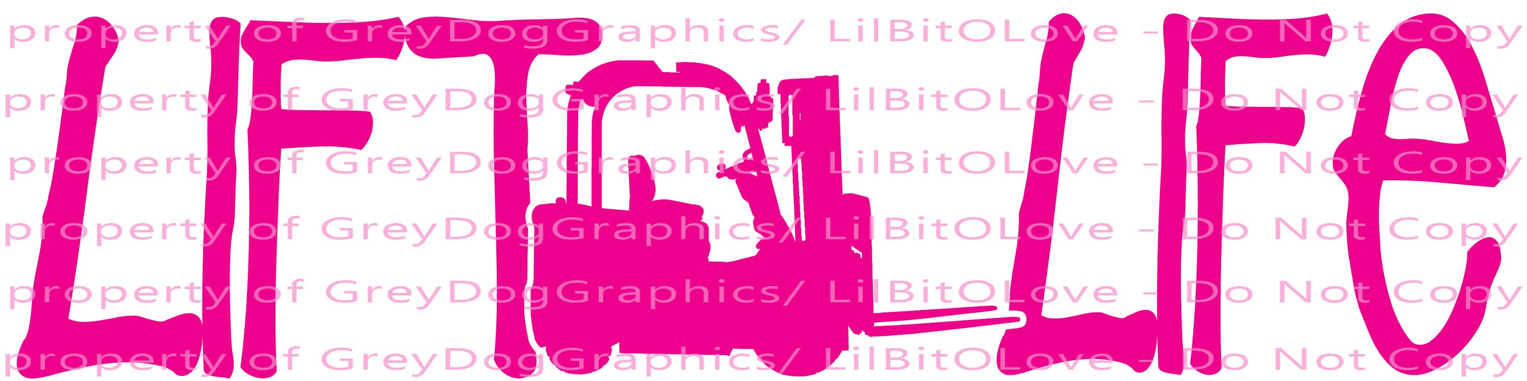 Forklift Decal Lift Life Fork Lift Operator Driver Vinyl Decal - Etsy