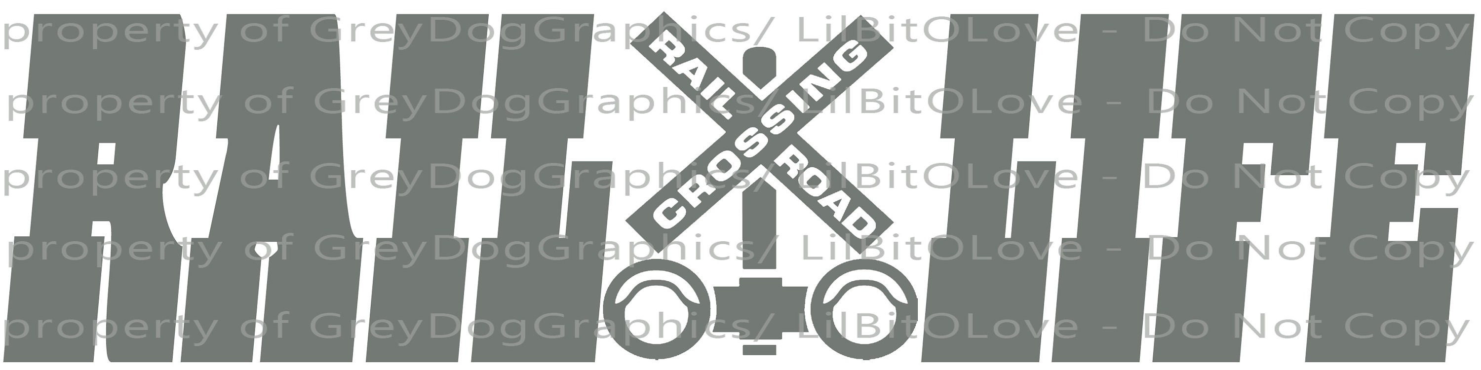 Railroad Rail Life Decal Crossing Signal Sticker Vinyl Decal | Etsy