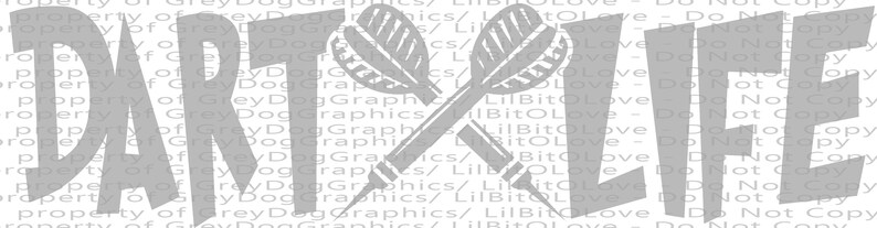 Dart Life Vinyl Decal Sticker Bullseye Dartboard - Etsy