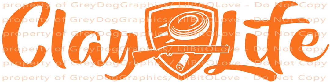 Clay Life Vinyl Decal Shooting Targets Clay Pigeons Sticker Shoot - Etsy