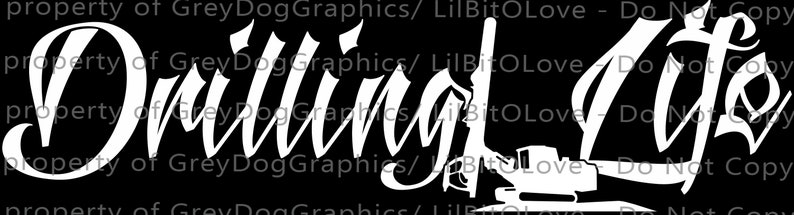 Drilling Life Vinyl Decal Rock Sticker Quarry Rock Crusher Gravel ...