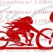 Lady Rider Biker Babe Woman Girl Female Motorcycle Vinyl Decal Bike ...