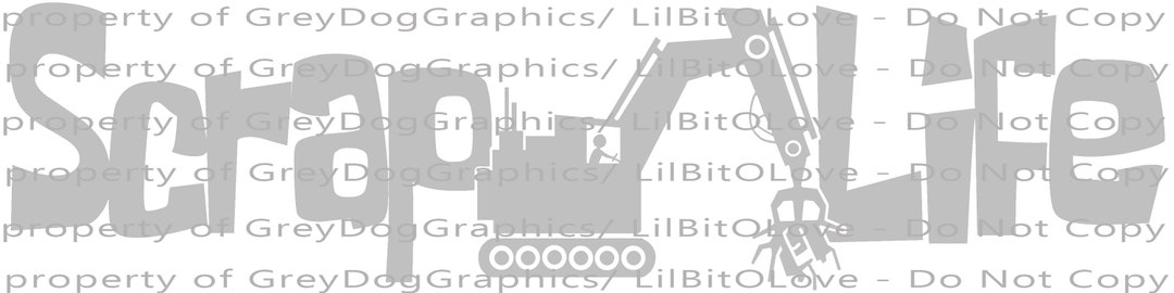 Scrap Yard Decal Scrap Life Recycling Metal Junk Yard Vinyl Decal ...