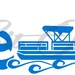 Pontoon Lake Life Vinyl Decal Fishing Sticker Fisherman Fish Boat ...
