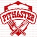 Pitmaster BBQ Shield Barbecue Vinyl Decal Grilling Smoker - Etsy