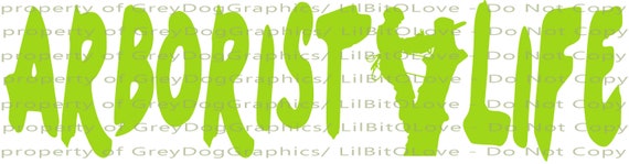 Tree Surgeon Arborist Life Vinyl Decal Tree Trimmer Stickers - Etsy