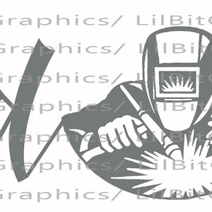 Weld Life Script Vinyl Decal With Welder in the Center Welding Sticker ...