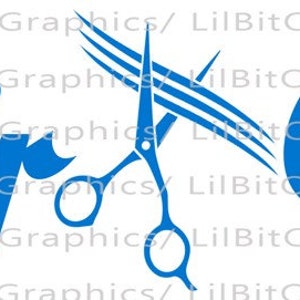 Hair Life Vinyl Decal Scissors Salon Stylist Sticker Shop - Etsy