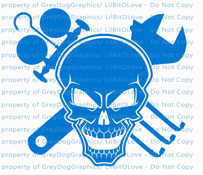HVAC Skull Vinyl Decal Sticker RHVAC Ac/heat Refrigerator Construction ...