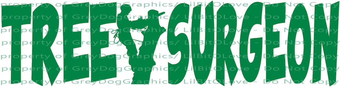 Arborist Tree Surgeon Vinyl Decal Tree Trimmer Stickers Decals - Etsy