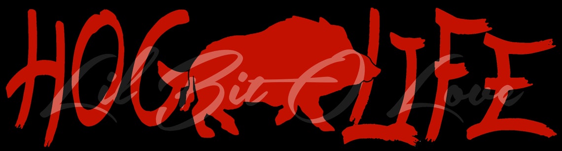 Hog Life Vinyl Decal Design B Sticker Hog Hunting Boar Pig - Etsy