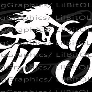 Biker Babe Vinyl Decal Woman Girl Female Motorcycle Bike Sticker Hog ...