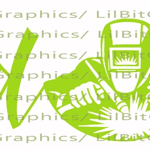 Weld Life Script Vinyl Decal With Welder in the Center Welding Sticker ...