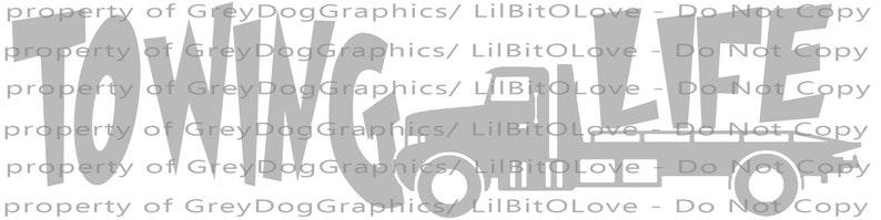 Towing Life Flatbed Vinyl Decal Sticker Tow Truck Accident | Etsy