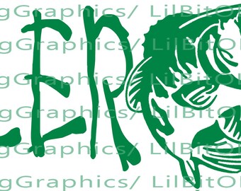 Bass Lake Life Vinyl Decal Fishing Sticker Fisherman Fish Boat - Etsy